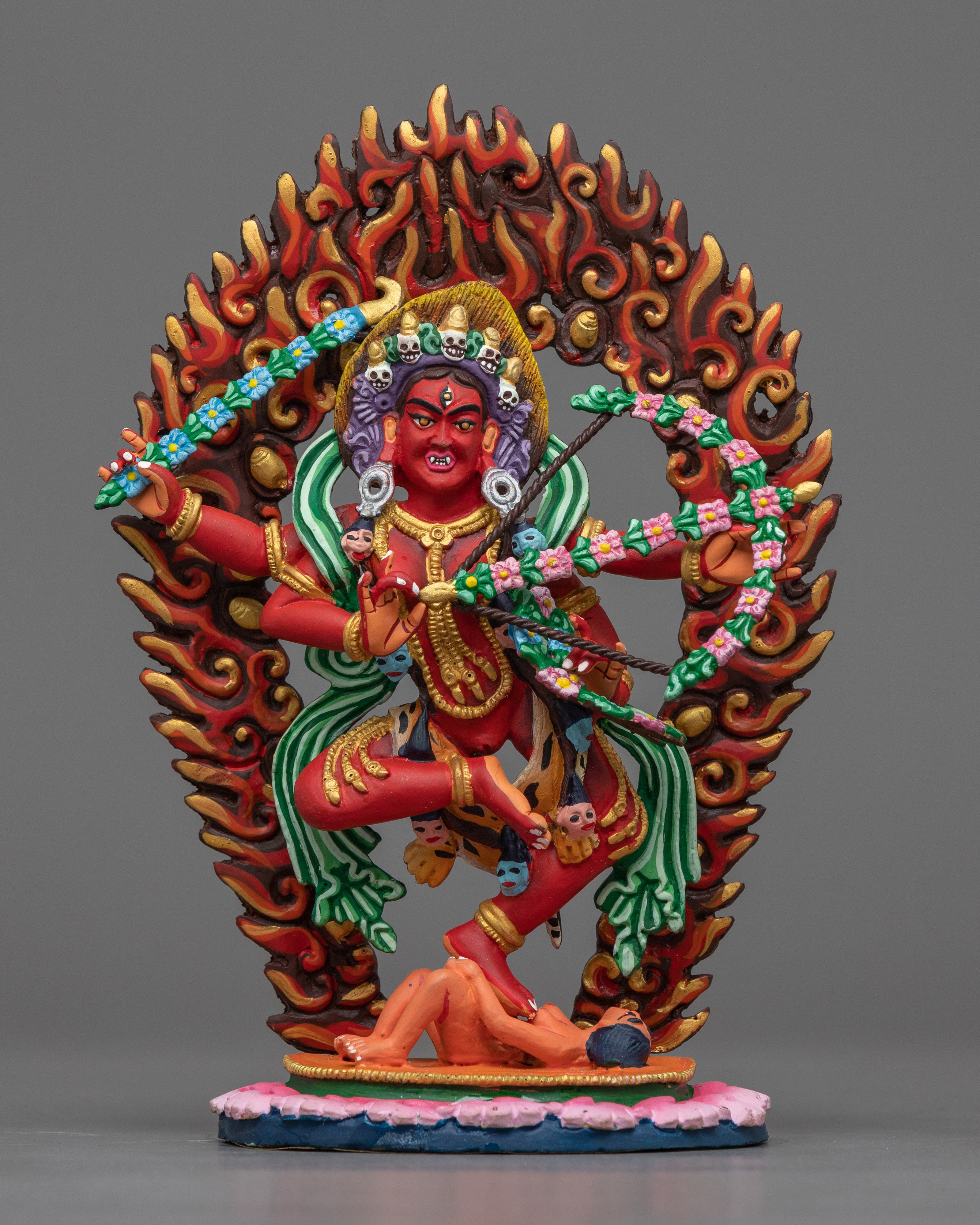 Kuru Kulla Essence of Power Statue | Acrylic Painted Artwork